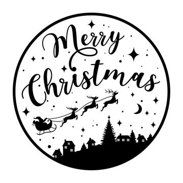 Christmas Silhouette Shapes
