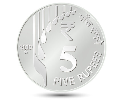 Indian 5 Rupees Coins
