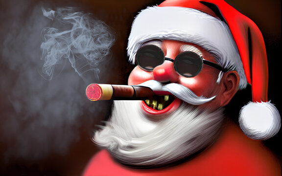 Smoking Santa