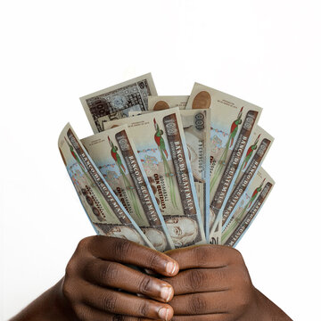 Real Stack Of Money In Hand