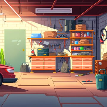 Garage Cartoon Images – Browse 45,569 Stock Photos, Vectors, and Video ...