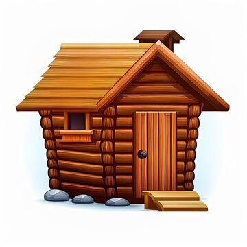 Clipart Wood House
