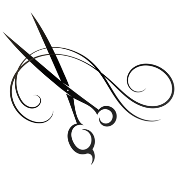 Fancy Scissors And Comb Clip Art