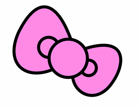 Hello Kitty Bow Vector