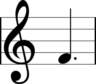Individual Musical Notes Symbols