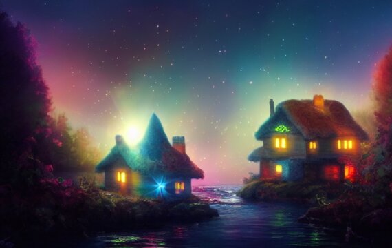 Village Night Scenes Images – Browse 24,028 Stock Photos, Vectors, and ...