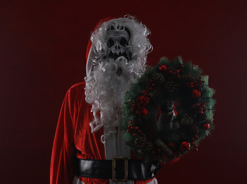Creepy Santa Wallpaper