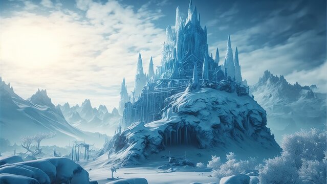 Frozen Castle Wallpaper Hd