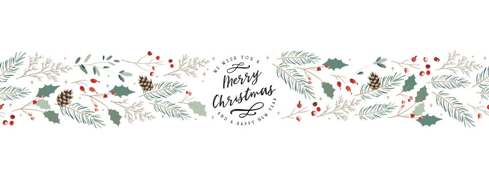 Hand Drawn Christmas Border Images – Browse 53,648 Stock Photos ...
