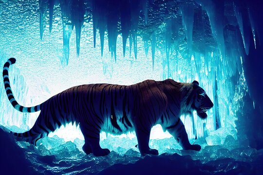 Saber Tooth Tiger Frozen