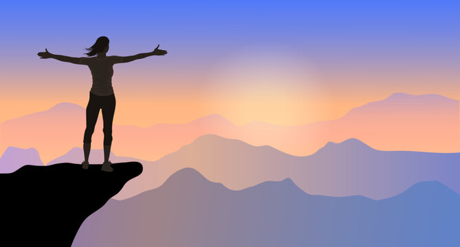 Arms Up Silhouette Images – Browse 36,997 Stock Photos, Vectors, and ...