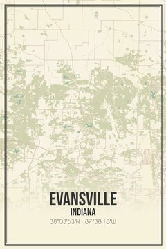 Evansville Indiana Zip Code Map