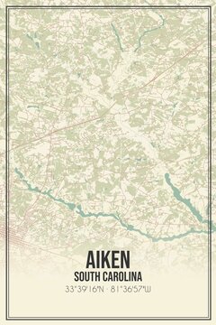 Aiken Sc City Map