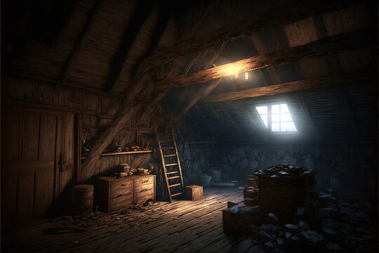 Creepy Old Attic