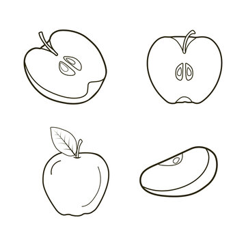 "Apple Line Art" Images – Browse 24 Stock Photos, Vectors, and Video ...