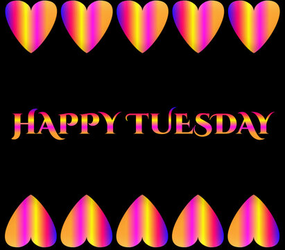 Happy Tuesday Glitter