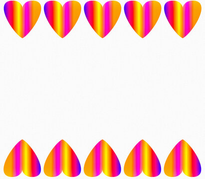 Rainbow Heart Border Images – Browse 2,540 Stock Photos, Vectors, and ...