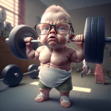 Baby Lifting Weights