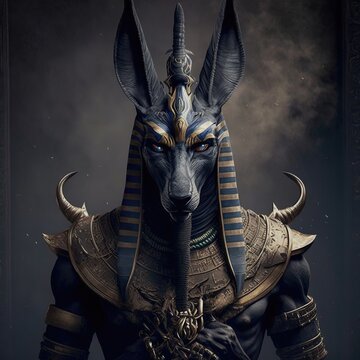Egyptian Gods Anubis Drawing