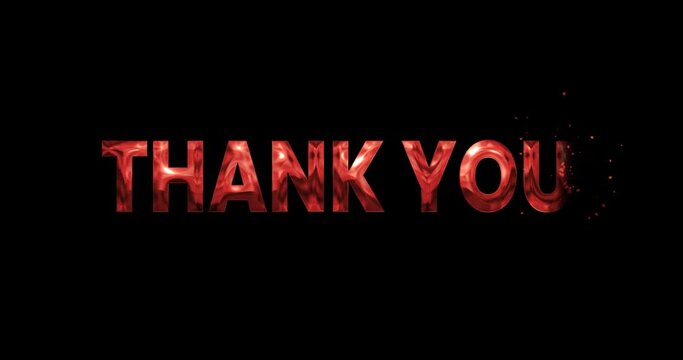Thank You Written In Red Colour Images – Browse 723 Stock Photos ...