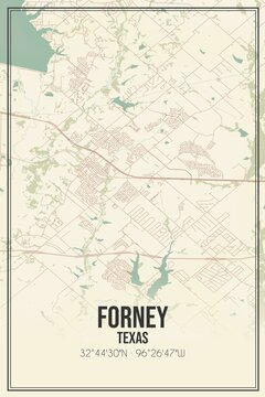 Forney Texas Map