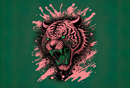Green Tiger Wallpaper