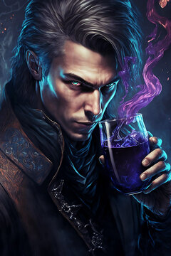 Fantasy Young Wizard Art