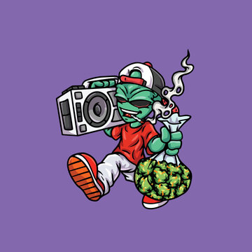 Graffiti Weed Characters