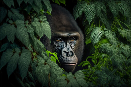 Gorillas In The Jungle