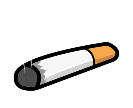 Lit Cigarette Clipart