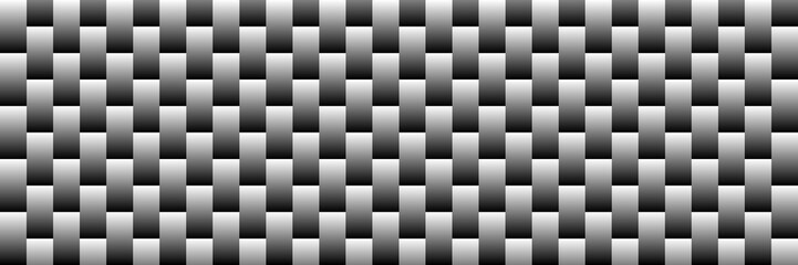 Sewing fabric with black and white gradient rectangle design for ...