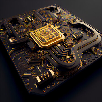 Gold Circuit Board Images – Browse 13,354 Stock Photos, Vectors, and ...