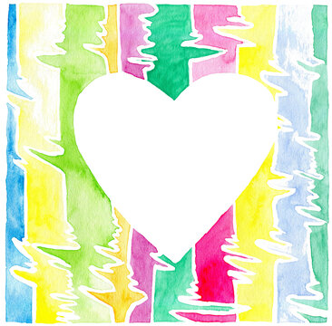 Rainbow Heart Border Images – Browse 2,540 Stock Photos, Vectors, and ...