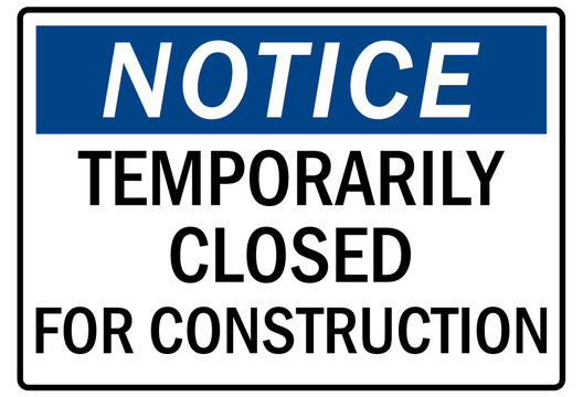 Temporarily Closed For Renovation