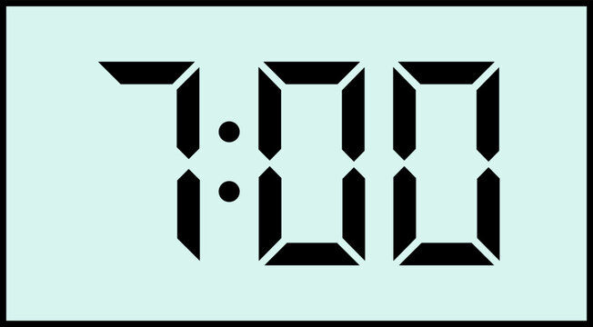 7:00 Images – Browse 3,710 Stock Photos, Vectors, and Video | Adobe Stock