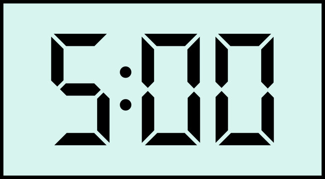 5:00 이미지 – 찾아보기 1,496 스톡 사진, 벡터 및 비디오 | Adobe Stock