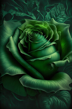 Beautiful Green Roses Wallpapers