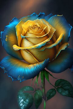 Yellow And Blue Roses Images – Browse 183,920 Stock Photos, Vectors ...