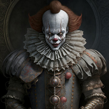 Full Body Scary Clown Drawings