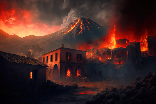 Pompeii Volcano Eruption