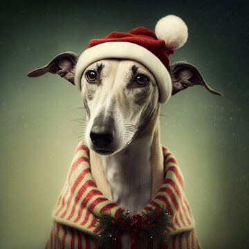 Greyhound Christmas Images – Browse 648 Stock Photos, Vectors, and ...