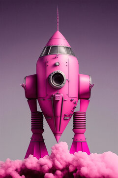Pink Rocket Ship Images – Browse 9,124 Stock Photos, Vectors, and Video ...