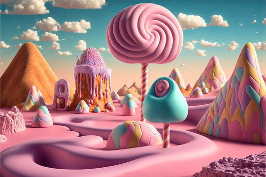 Wreck It Ralph Sugar Rush Land