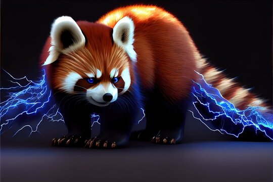 Cute Anime Red Panda