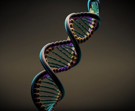 3d Dna Double Helix Model
