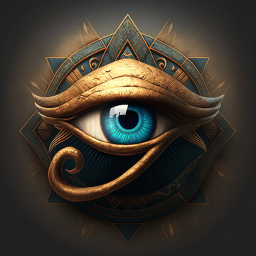 Egyptian All Seeing Eye Art