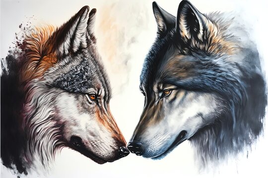 Oe Tattos Two Wolves Story