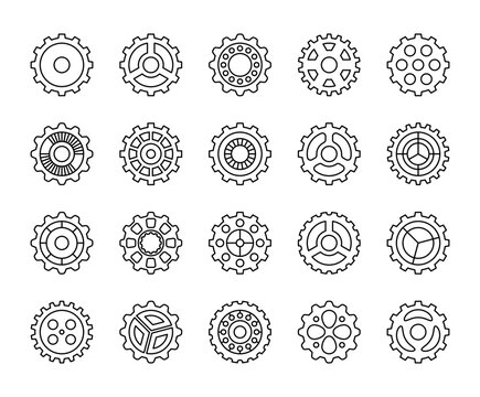 Editable Lines Cog Wheel Images – Browse 4,885 Stock Photos, Vectors ...