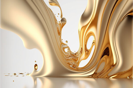 Dripping Gold Background