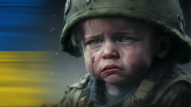 Child Soldiers Crying